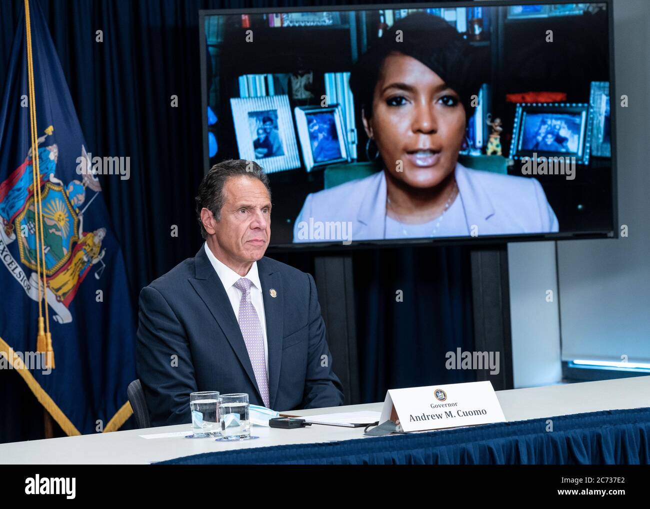 New York, NY - July 13, 2020: Mayor of Atlanta Keisha Lance Bottoms ...