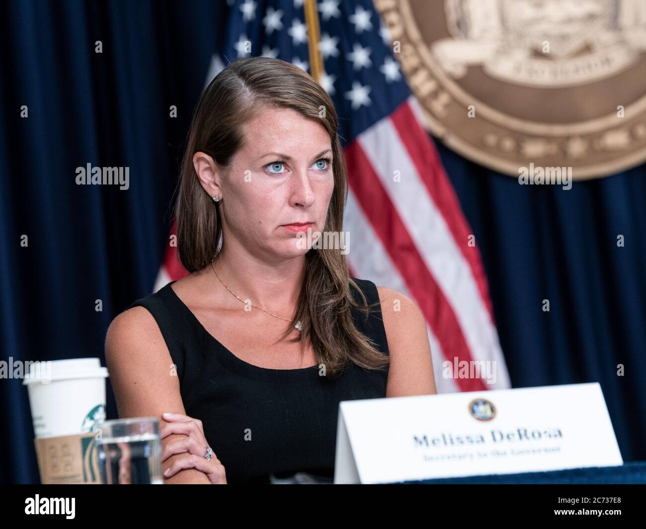 New York, NY - July 13, 2020: Secretary to Governor Melissa DeRosa ...