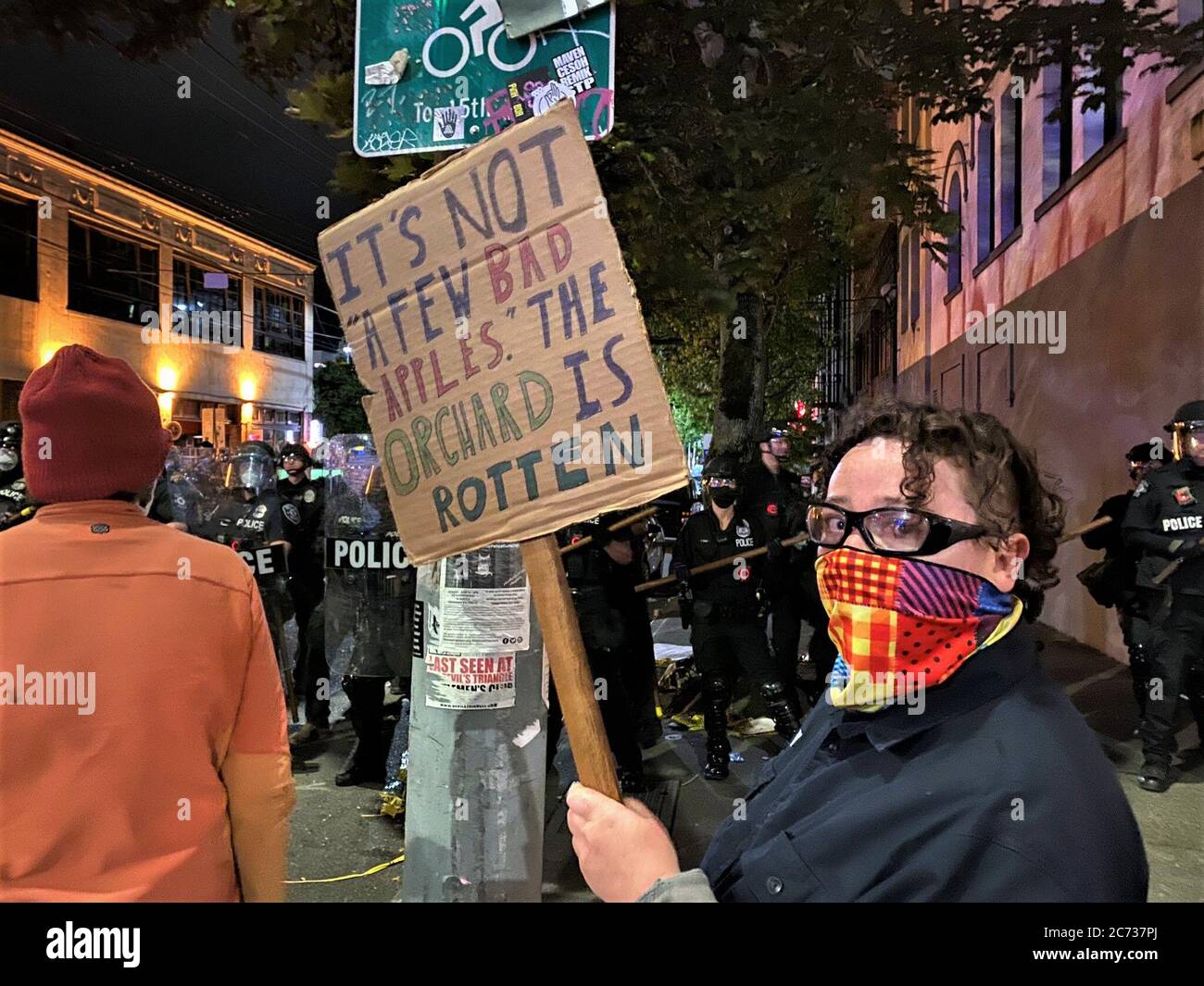 Seattle, Washington, USA. 2nd July, 2020. Mayhem and chaos in the CHAD ...