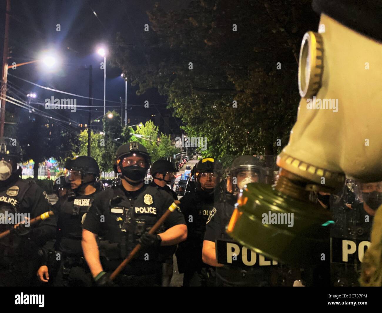 Seattle, Washington, USA. 2nd July, 2020. Mayhem and chaos in the CHAD ...