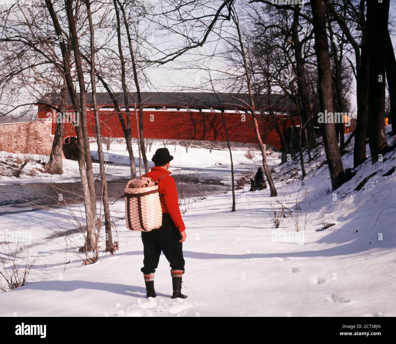 Man in winter 1960s america hi-res stock photography and images - Alamy