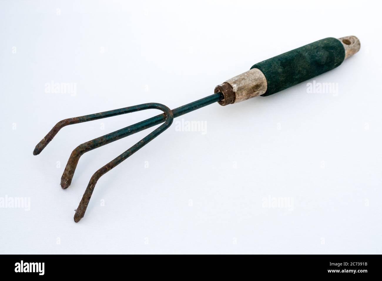 A Studio Photograph of a Handheld Rake Stock Photo - Alamy