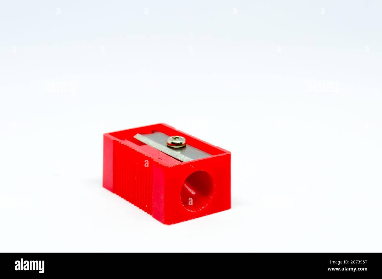 A Studio Photograph of a Red Pencil Sharpener Stock Photo - Alamy