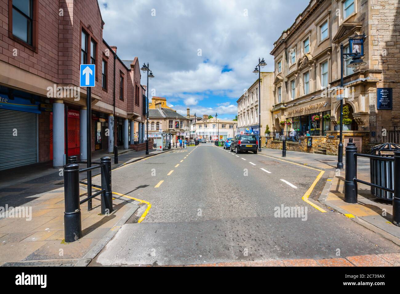Streets and shops in Airdrie, Scotland, UK Stock Photo - Alamy