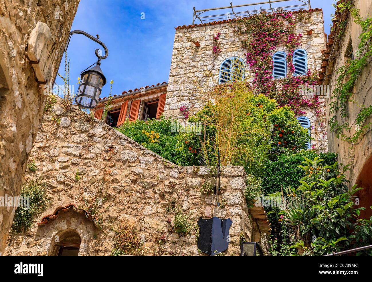 Medieval architecture eze cote dazur hi-res stock photography and ...