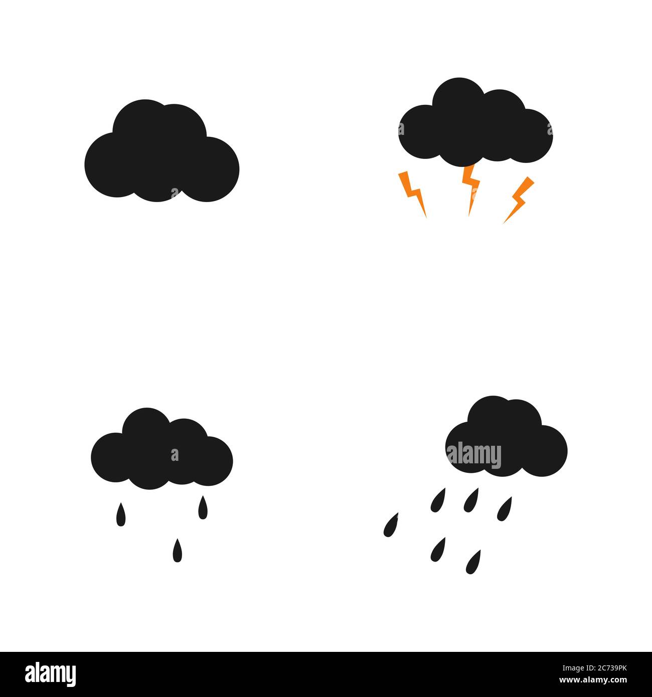 cloudy sky vector design illustration Stock Vector Image & Art - Alamy