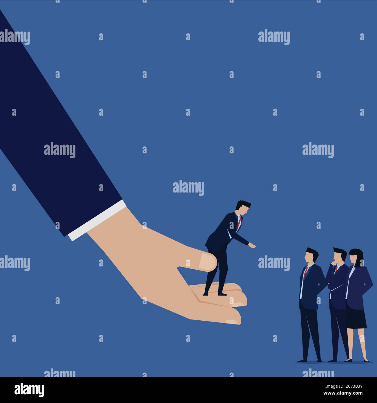Offering help work Stock Vector Images - Alamy