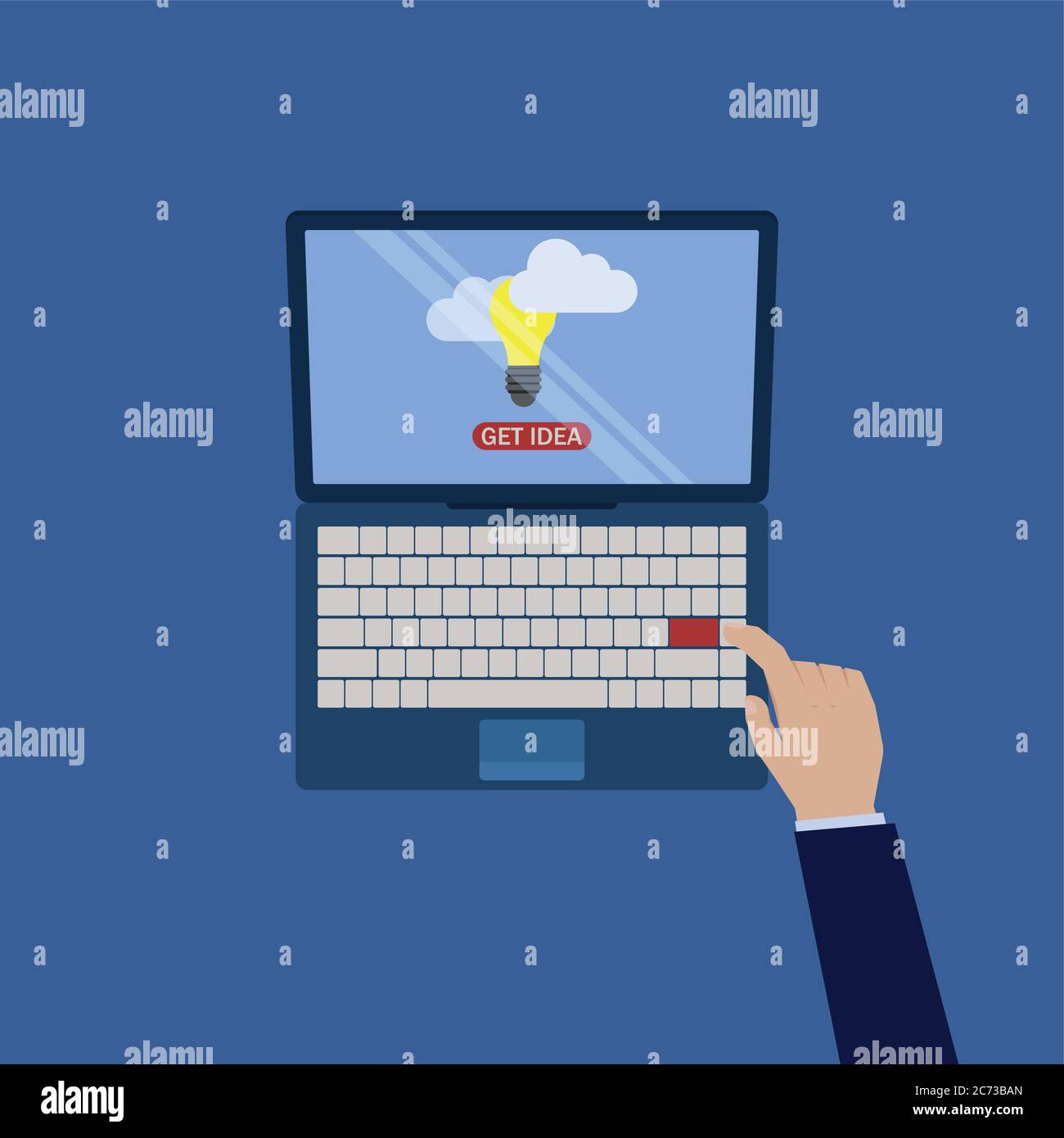Enter data Stock Vector Images - Alamy