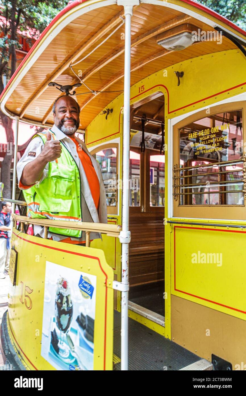 San Francisco California,Powell Street,Hallidie Plaza,downtown street ...