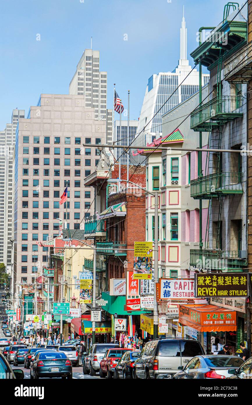 Clay street chinatown san francisco hi-res stock photography and images ...