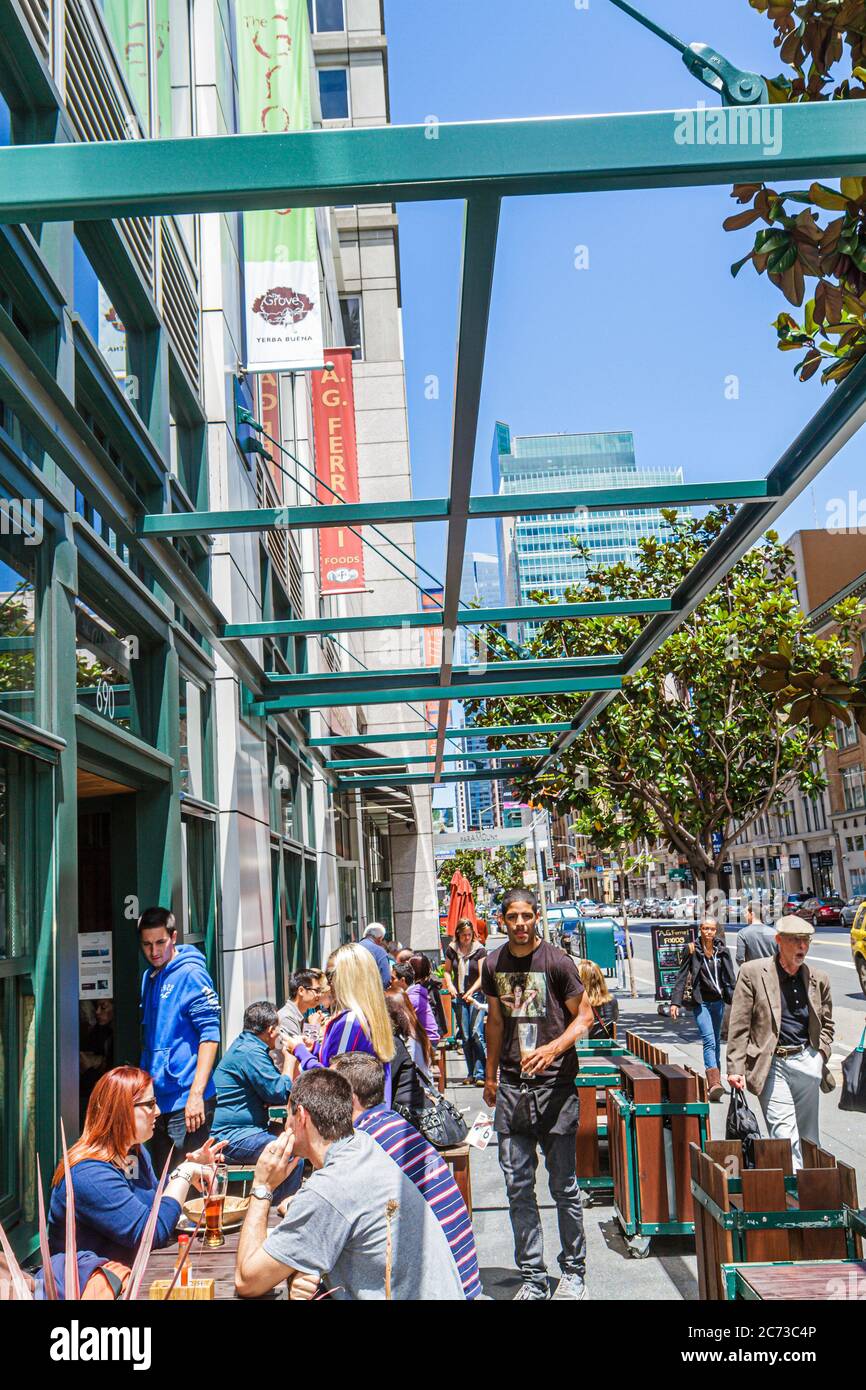 San Francisco California,Mission Street,downtown,street scene,The Grove ...