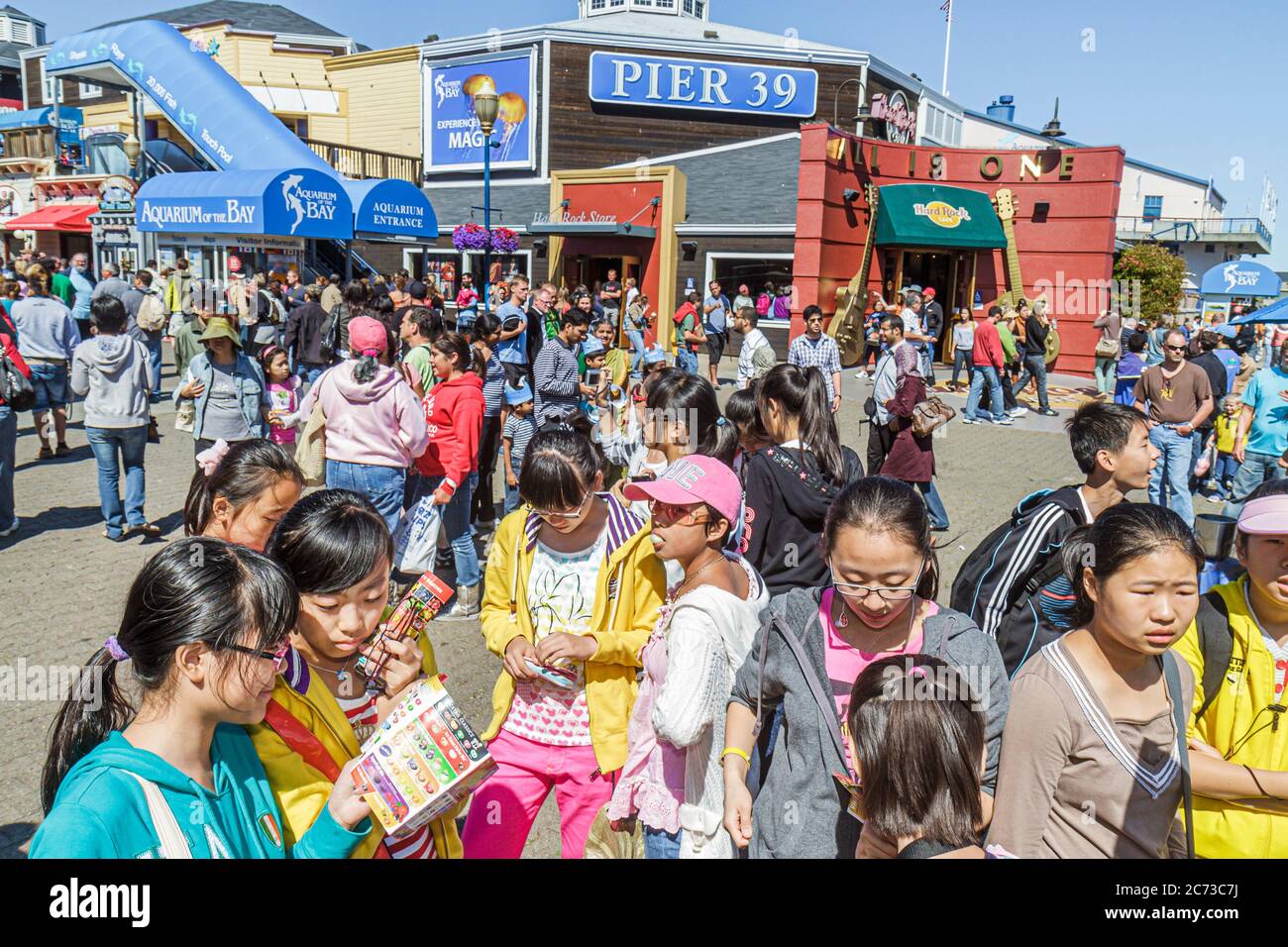 San Francisco California,The Embarcadero,Pier 39,waterside recreation ...