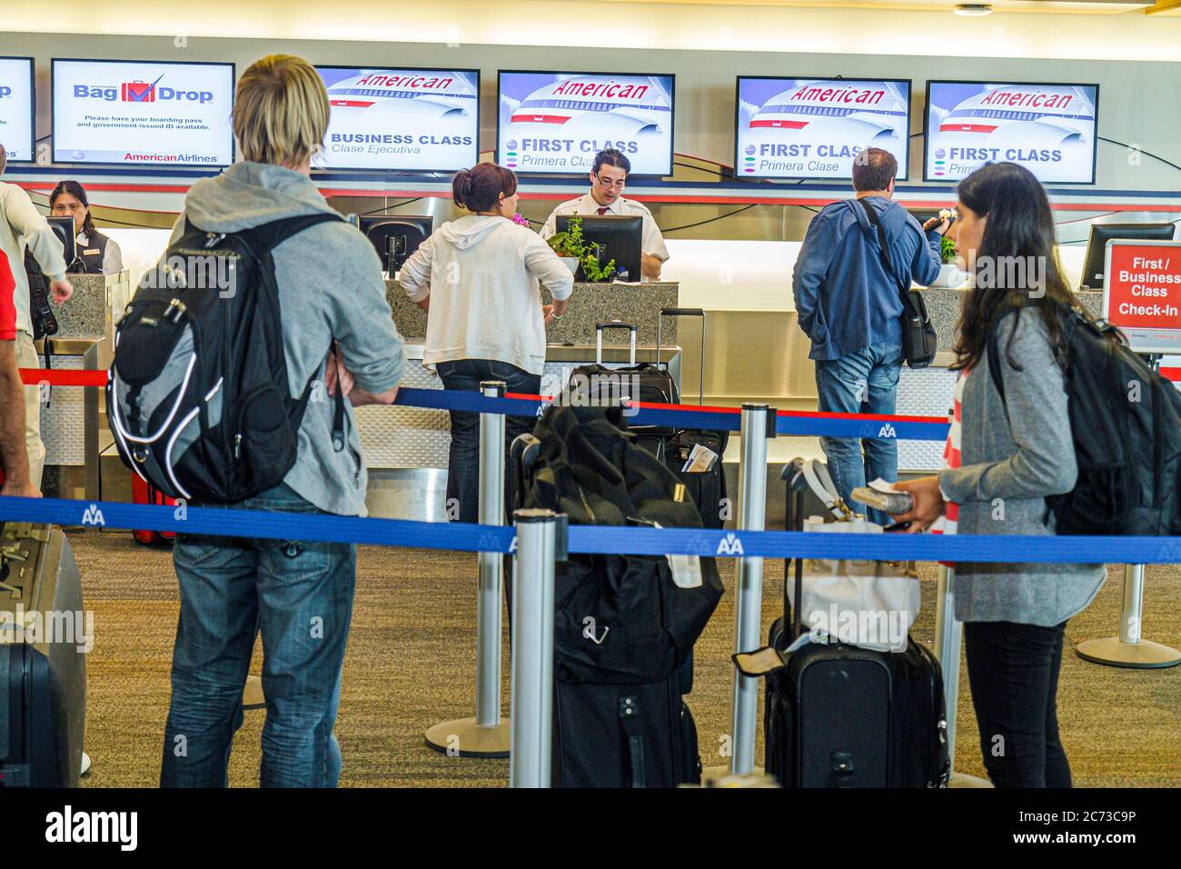 American Airlines Ticket Counter High Resolution Stock Photography and ...