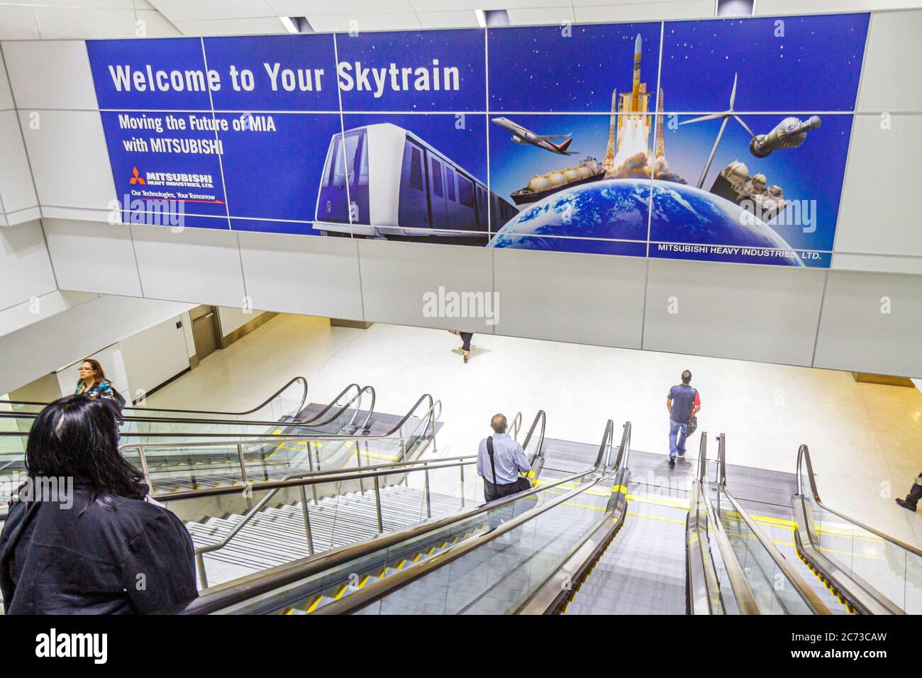 Miami Florida International Airport MIA,terminal,gate,escalator ...
