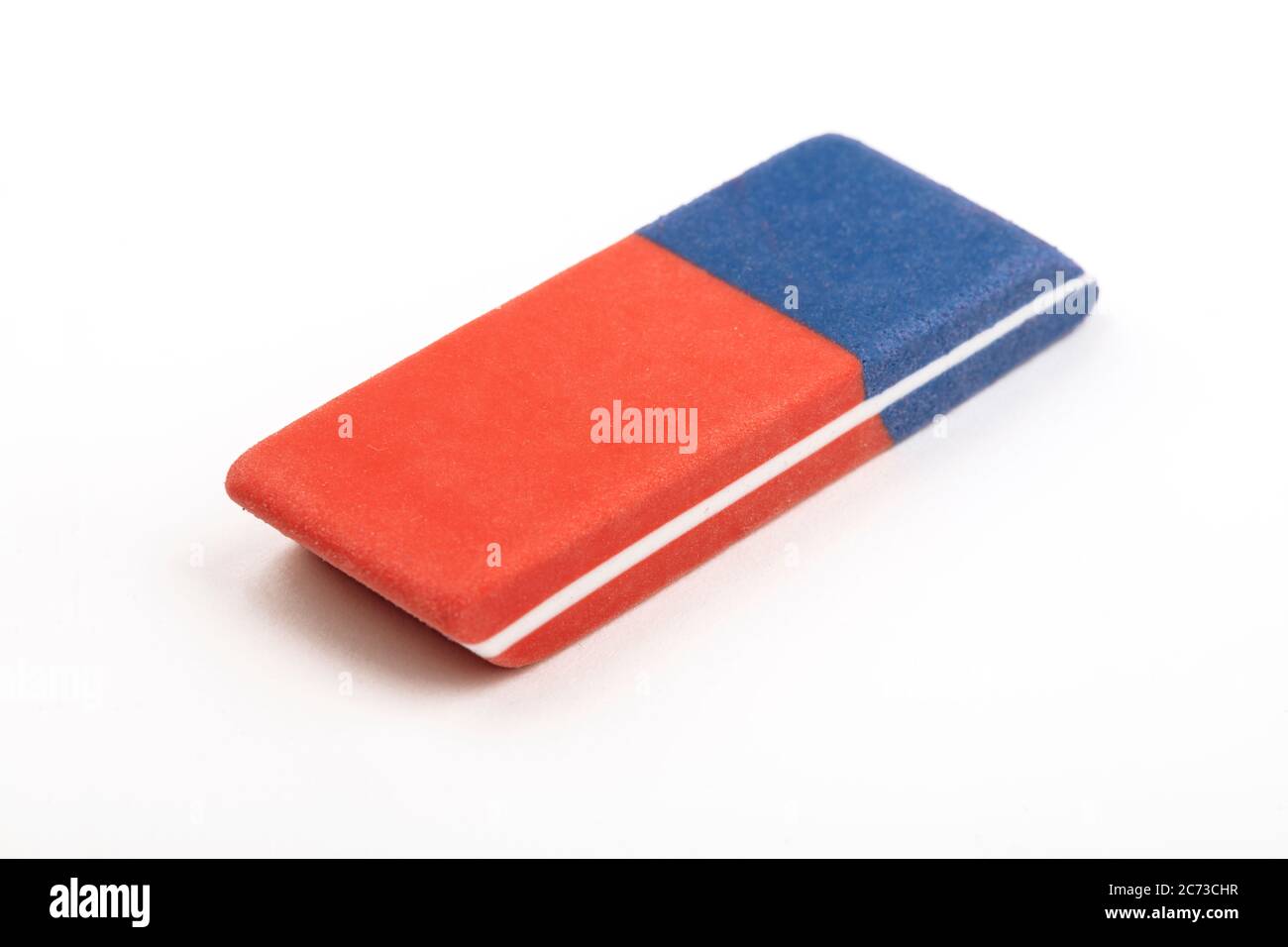 Eraser isolated on white background Stock Photo - Alamy