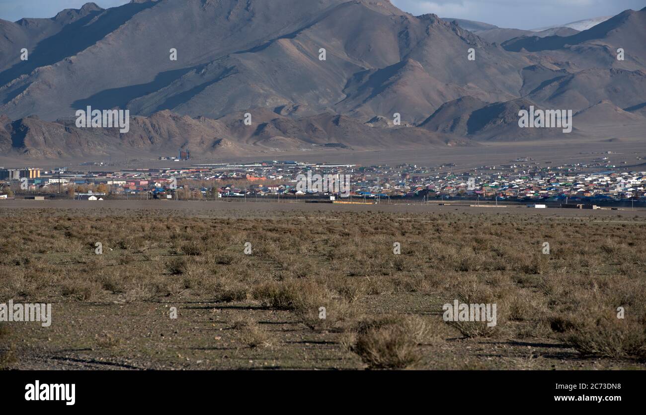 The city of Olgii is the capital of Bayan-Olgii Province in western ...