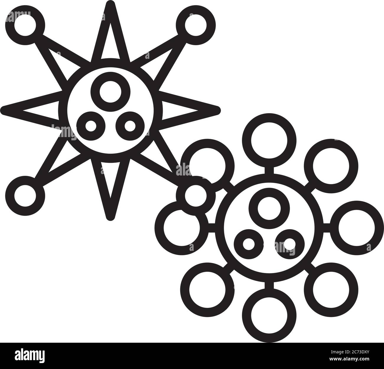 Microscopic particles Cut Out Stock Images & Pictures - Alamy