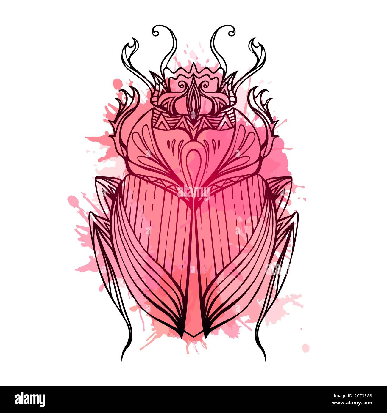 Egyptian scarab tattoo hi-res stock photography and images - Alamy