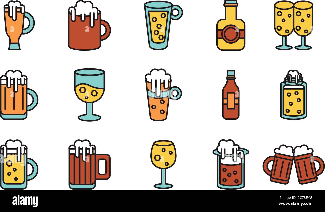 Beers jars Stock Vector Images - Alamy