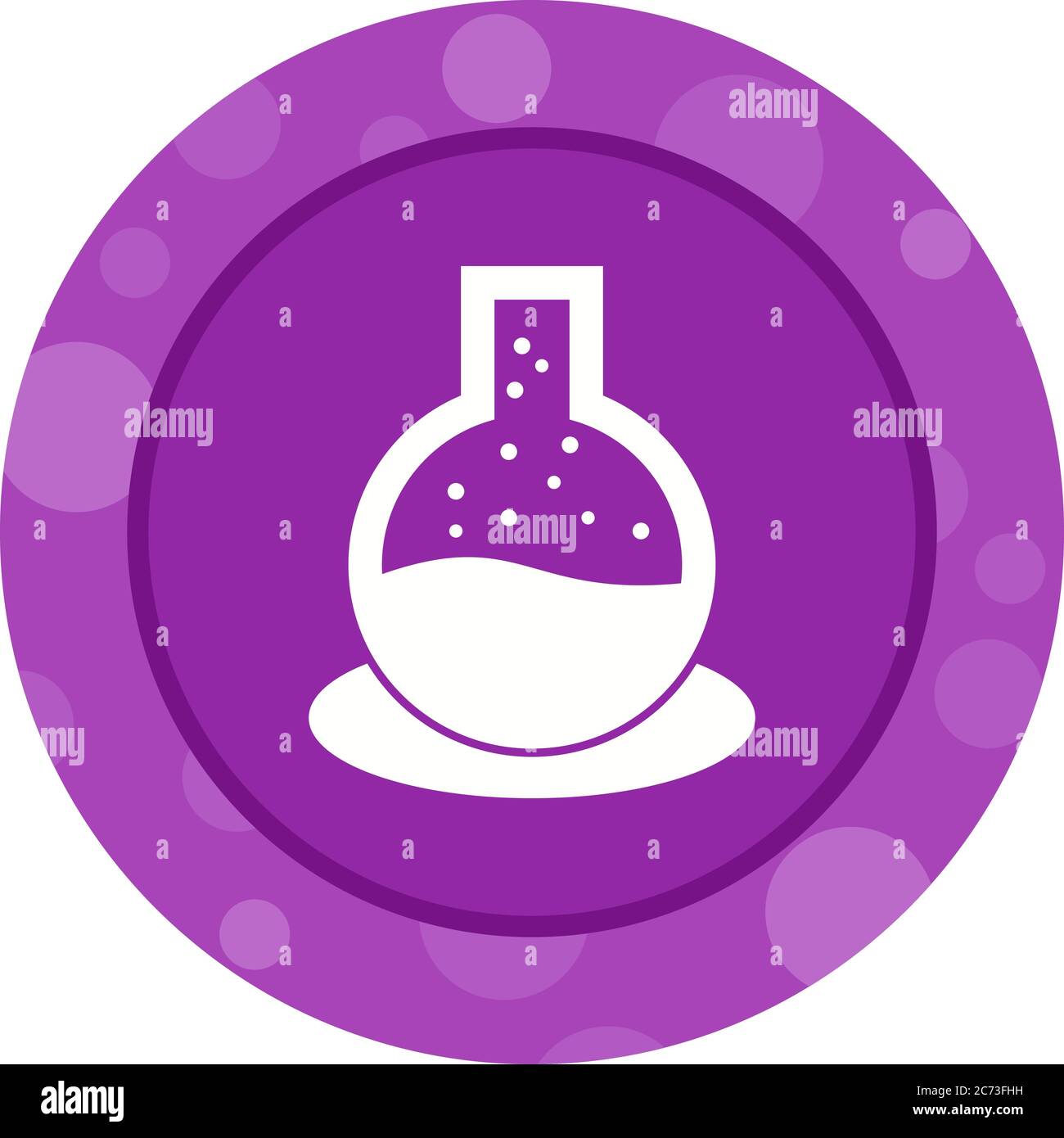 Unique Bubbles From Experiment Vector Glyph Icon Stock Vector Image ...