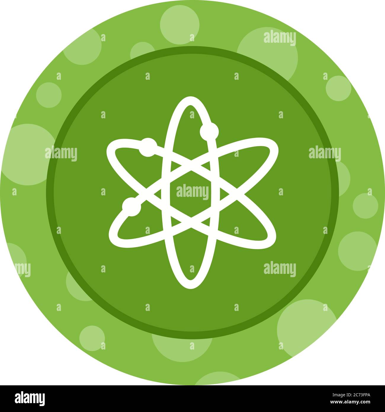 Unique Atomic Structure Vector Glyph Icon Stock Vector Image & Art - Alamy