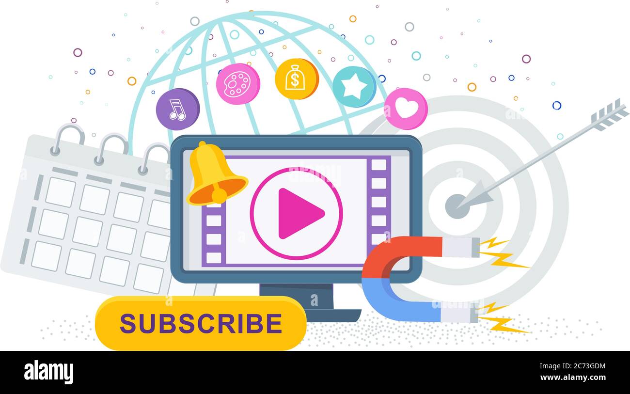 Channel content Stock Vector Images - Alamy