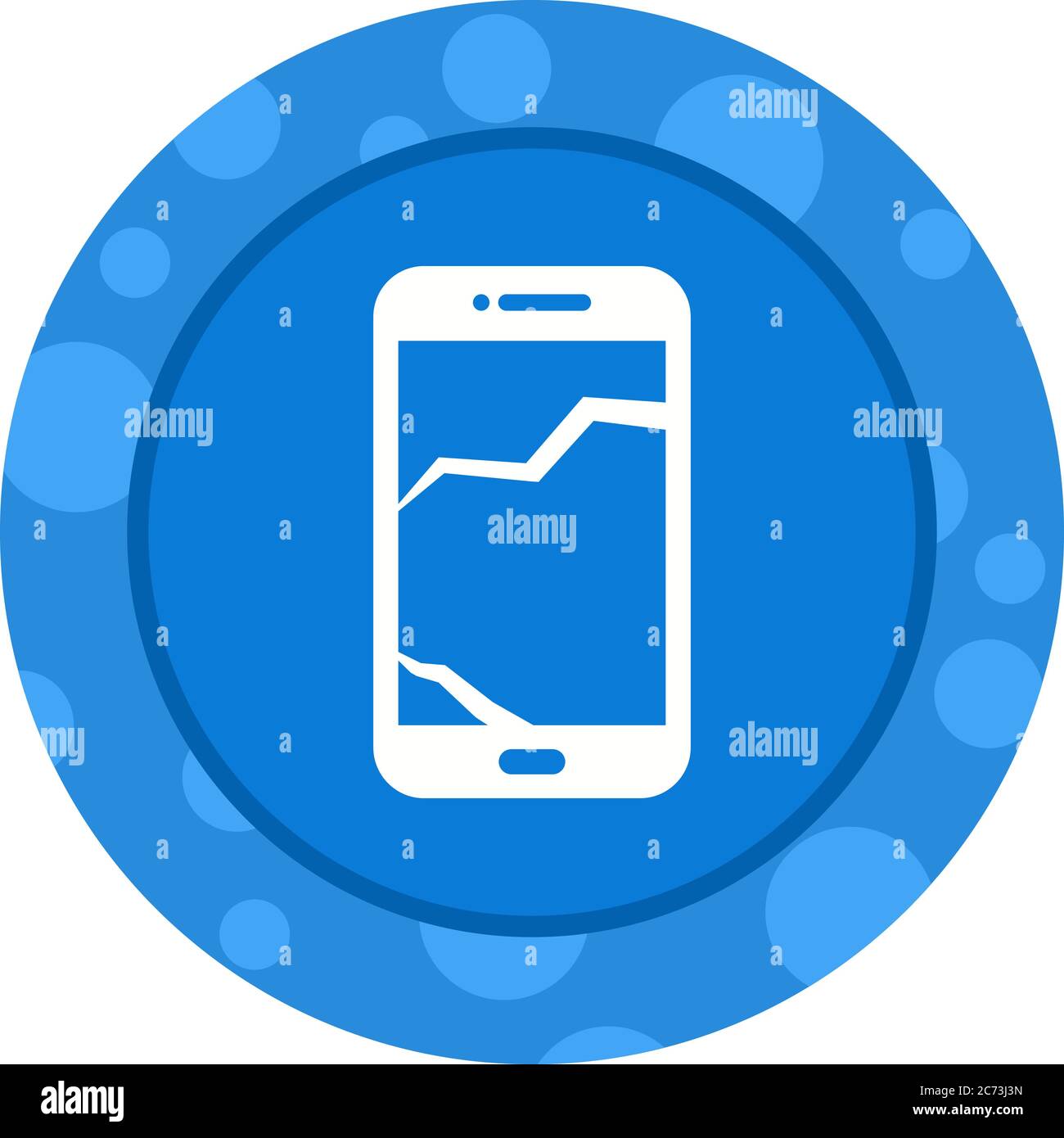 Unique Broken Cell Phone Vector Glyph Icon Stock Vector Image & Art - Alamy