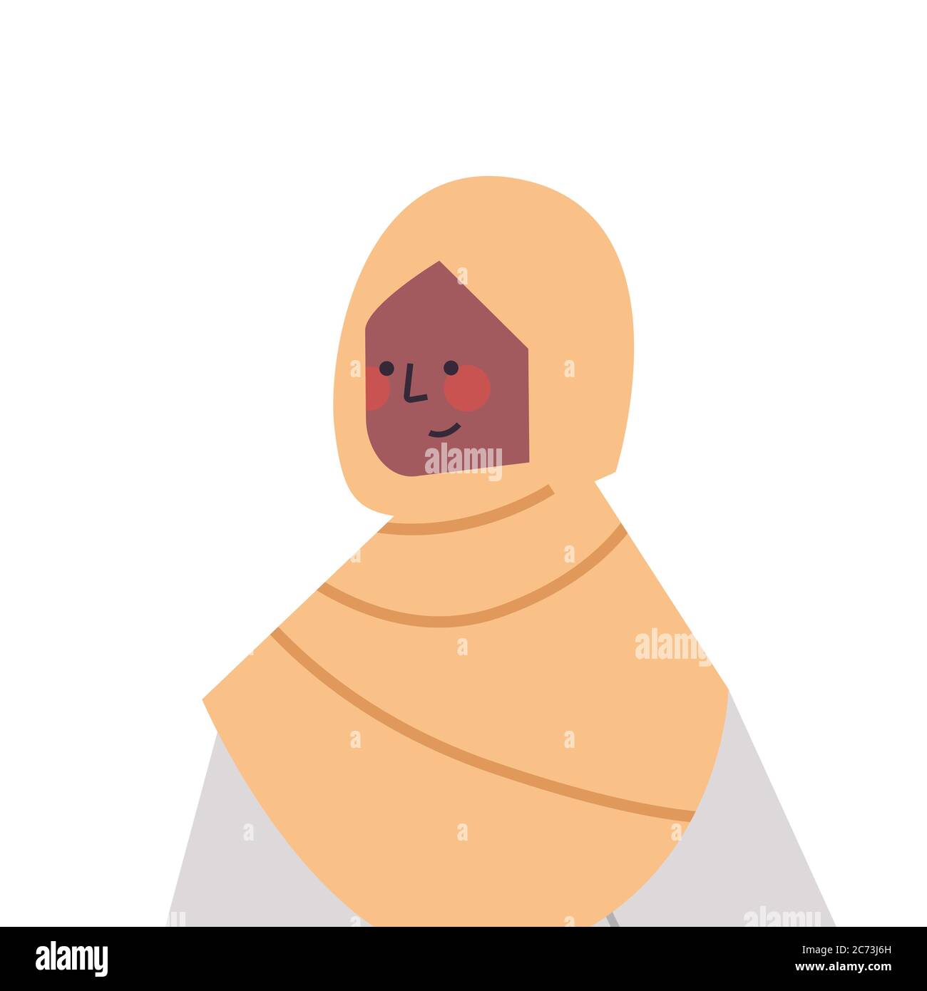 arabic woman in traditional clothes smiling arab girl avatar female ...