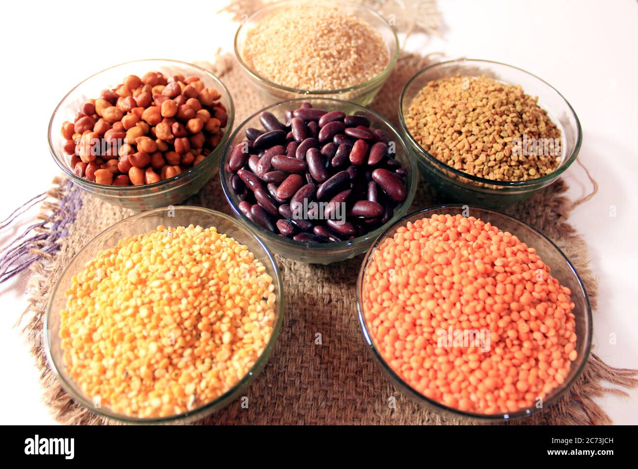 Green mung beans and pigeon peas hi-res stock photography and images ...