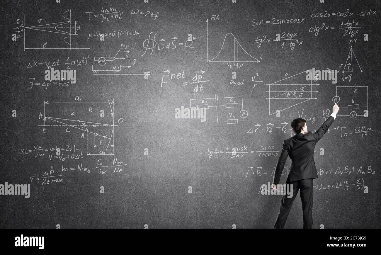 Mathematics writing formulas hi-res stock photography and images - Alamy