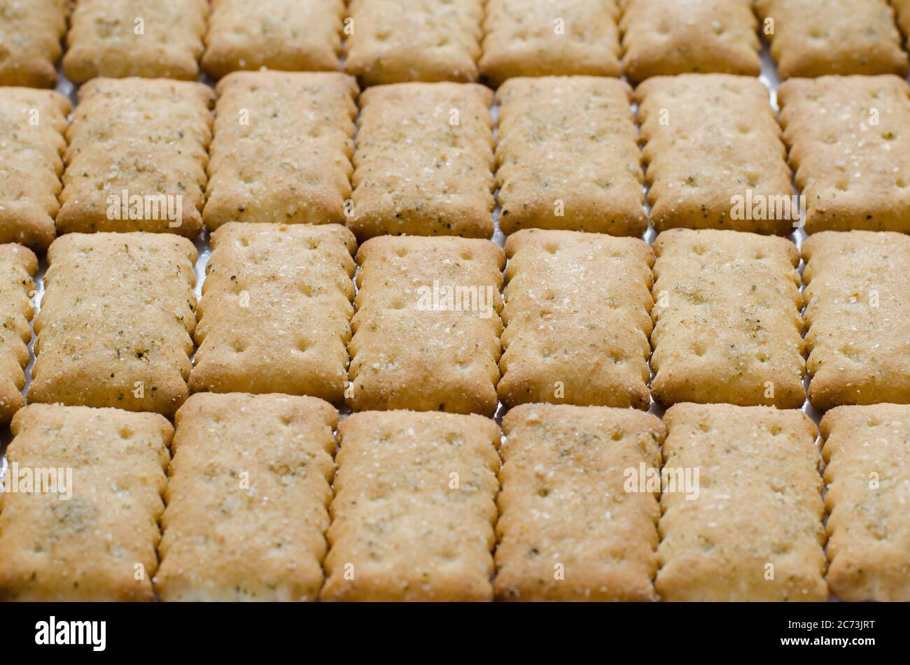 Biscuits for Breaking Time (in close up detail Stock Photo - Alamy