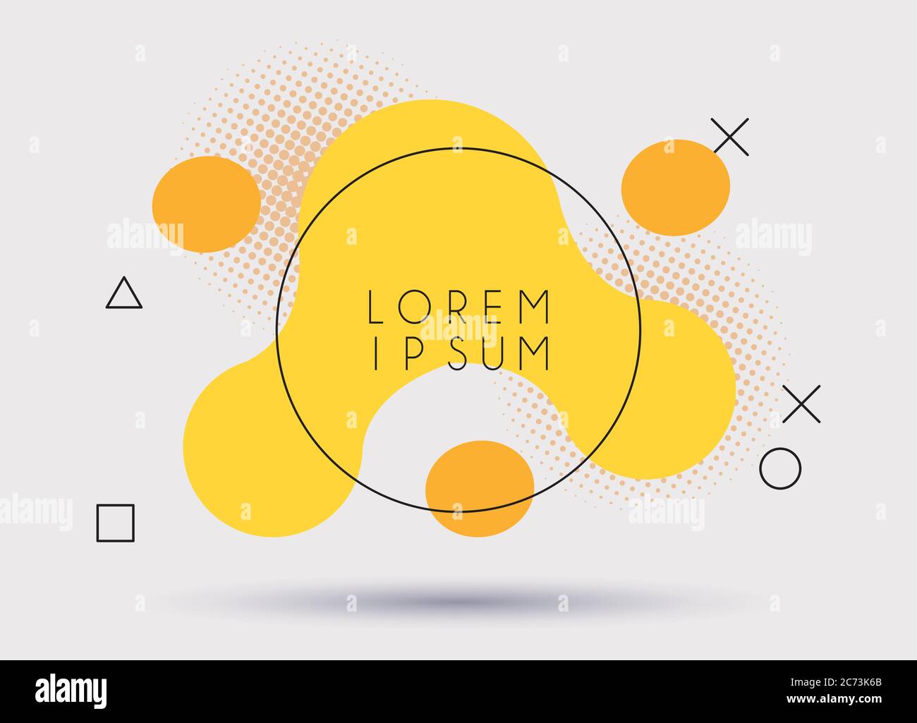 circular frame abstract banner modern poster vector illustration design Stock Vector Image & Art ...