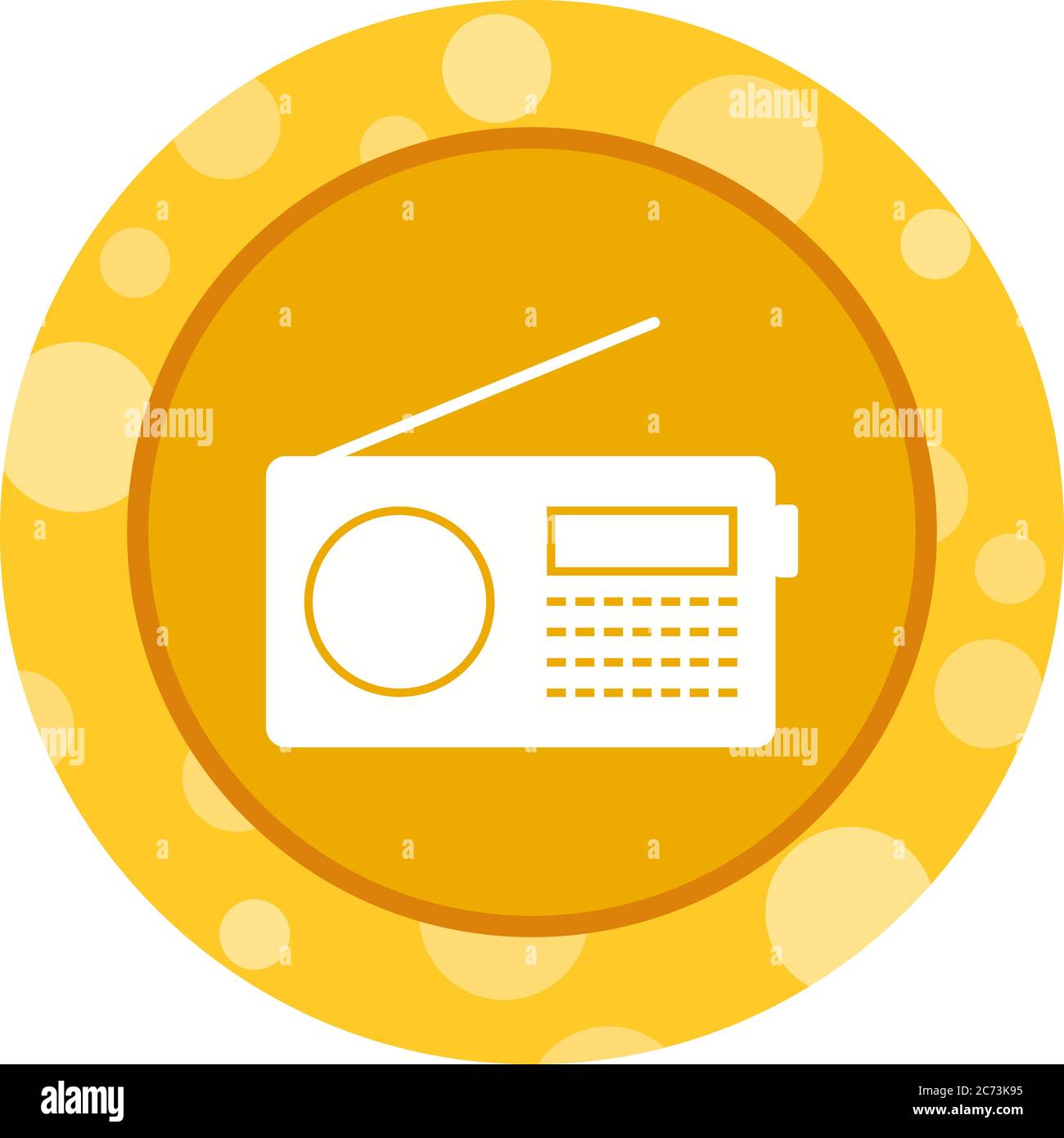 Radio set icon Stock Vector Images - Alamy