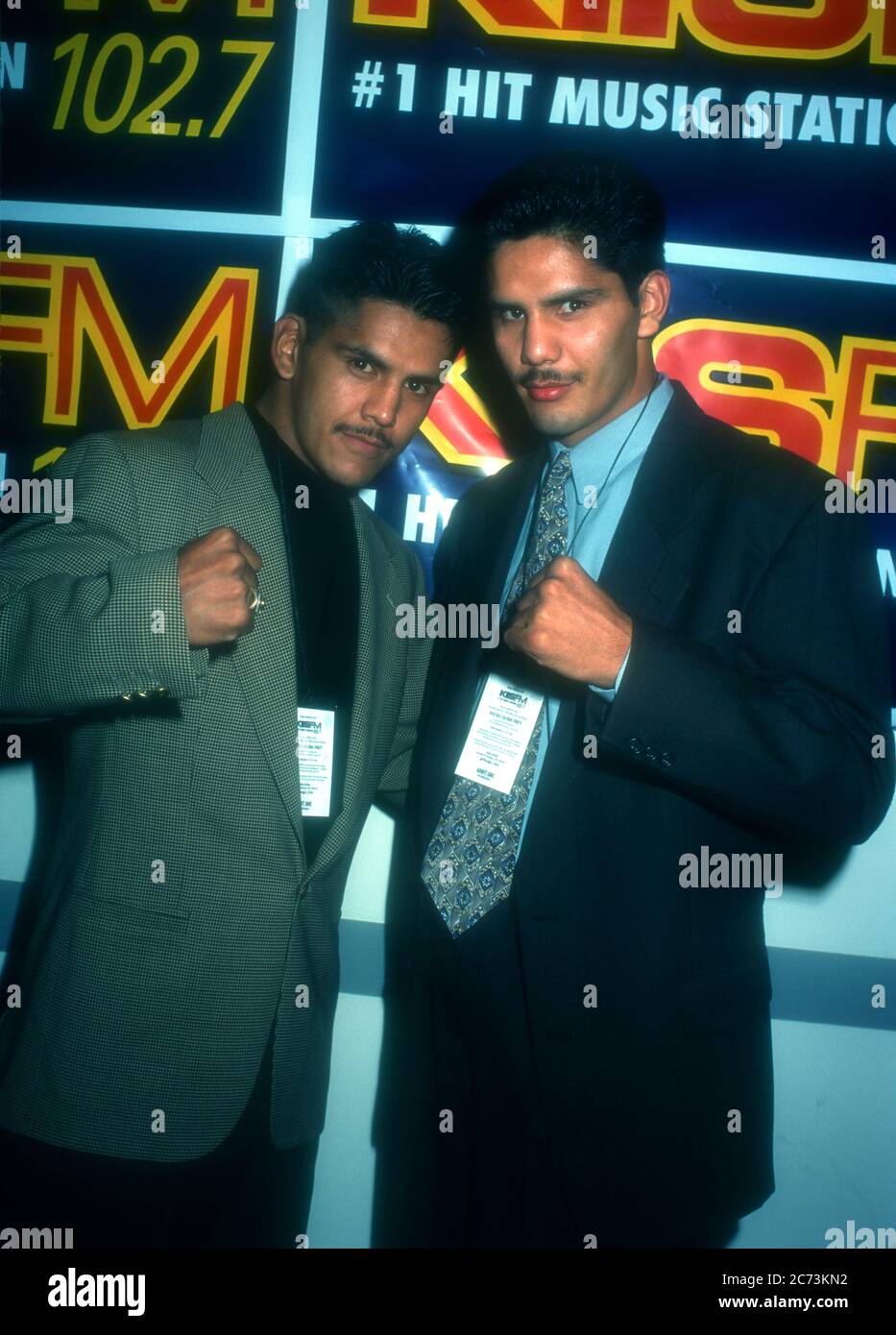 Culver City, California, USA 15th December 1995 (L-R) Fighters/brothers ...
