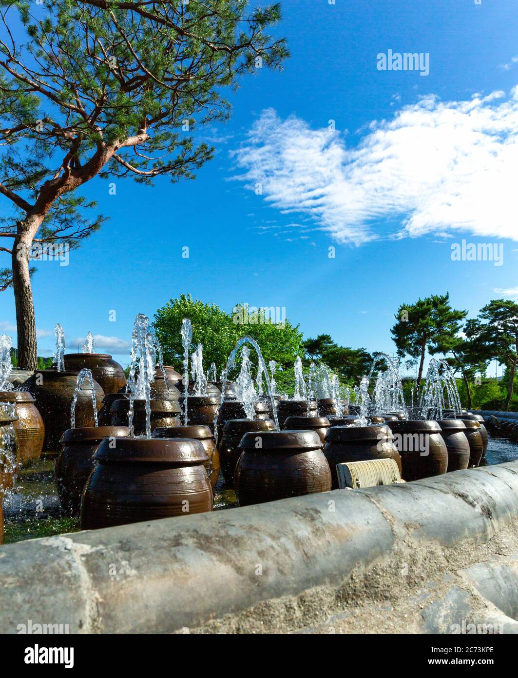 Jangdokdae at Gyeongbok palace in Seoul Stock Photo - Alamy