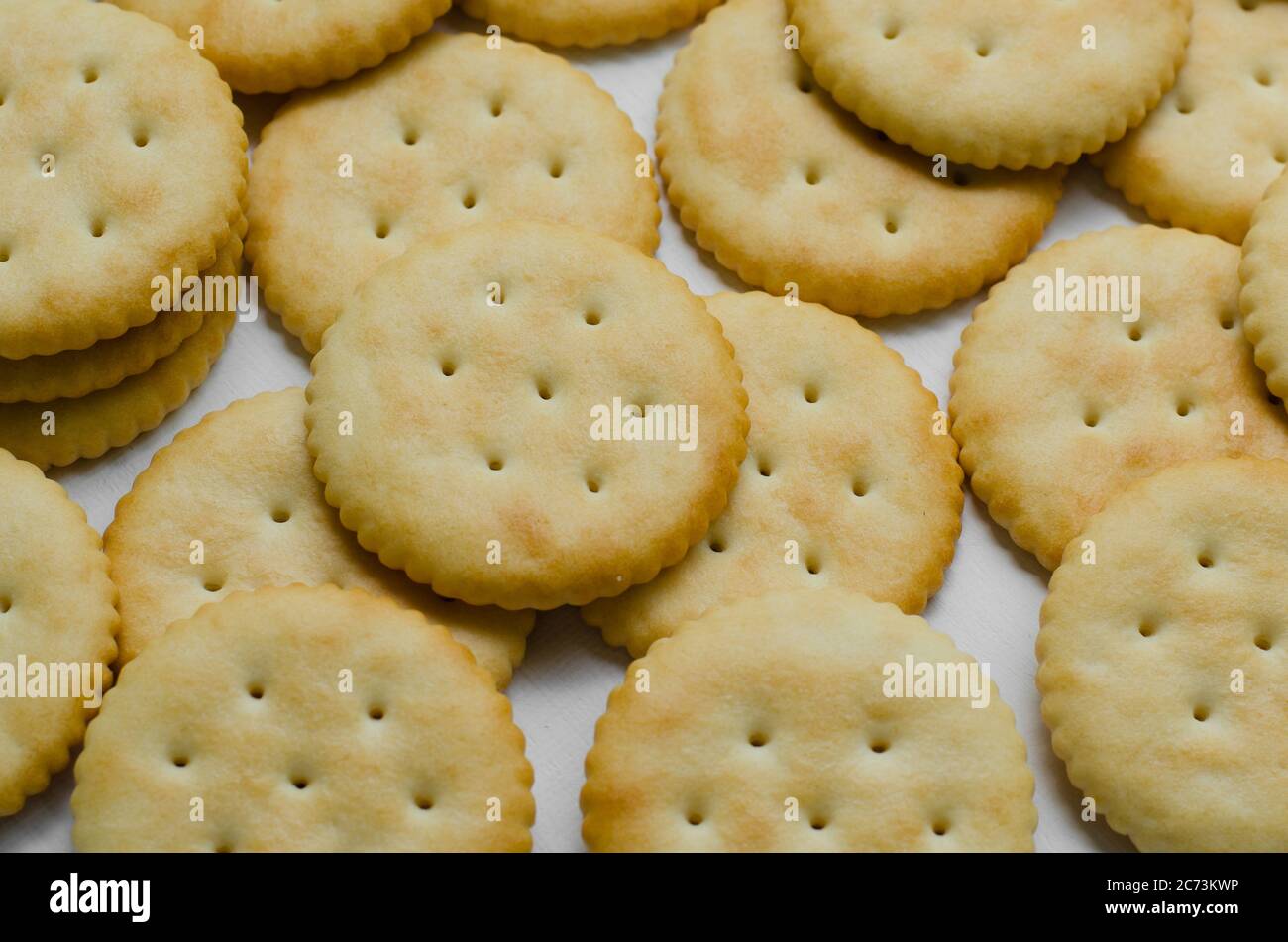 Crackers Is Easy Snack for Relaxing Time Stock Photo - Alamy