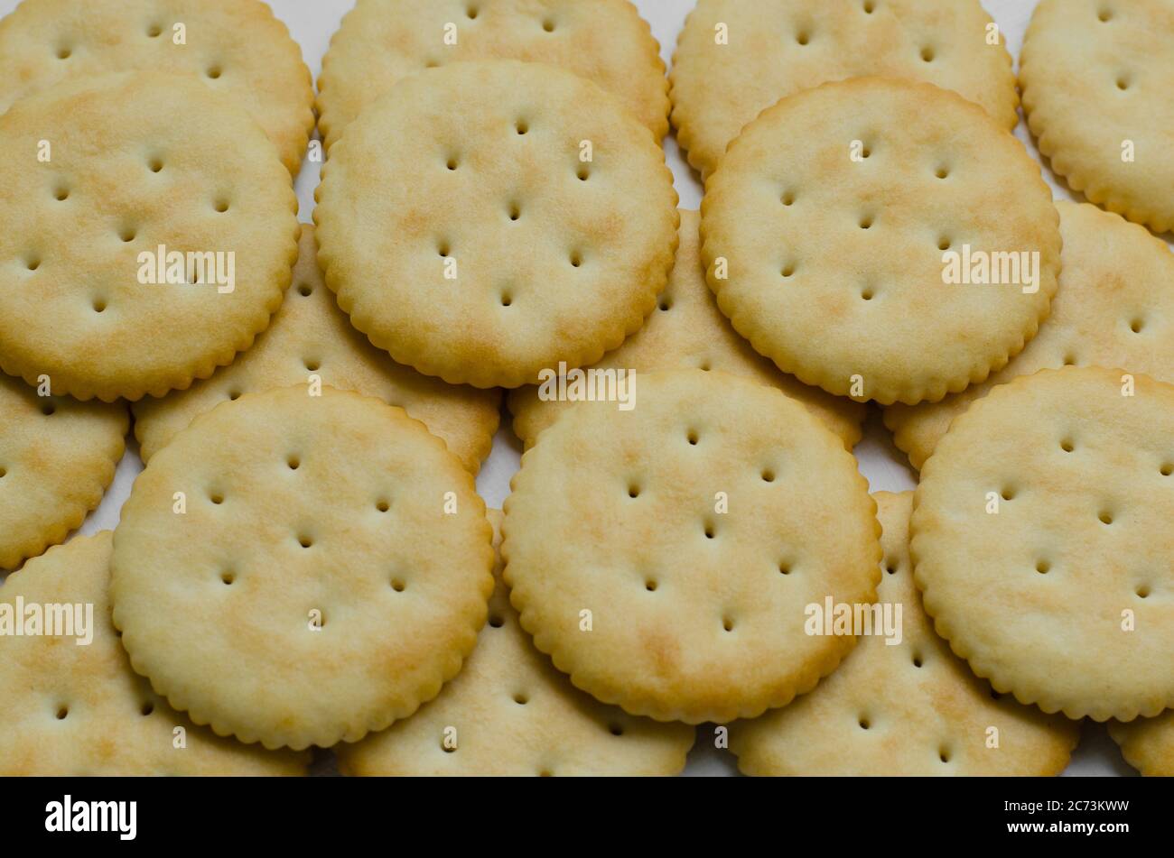 Crackers Is Easy Snack for Relaxing Time Stock Photo - Alamy