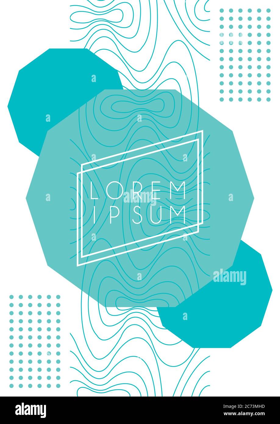 green figures digital cover abstract background vector illustration ...