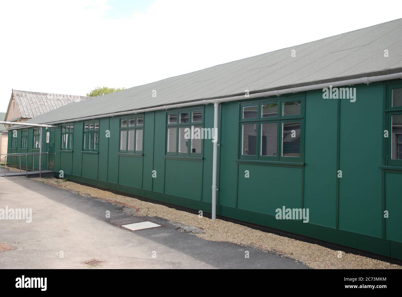 Huts where the codebreakers worked during World War II at Bletchley ...