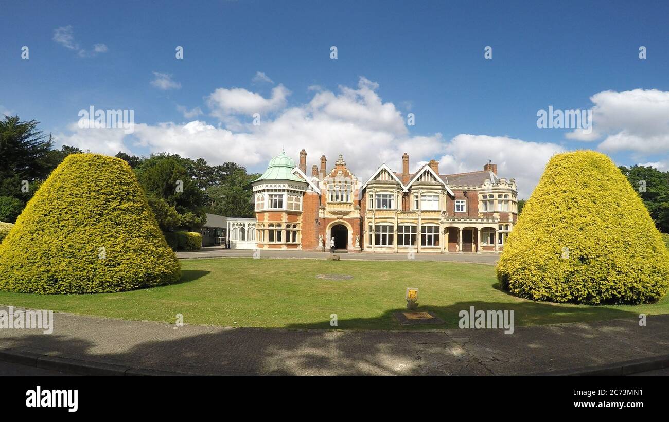 Bletchley Park Mansion in Buckinghamshire was the main base for Allied ...