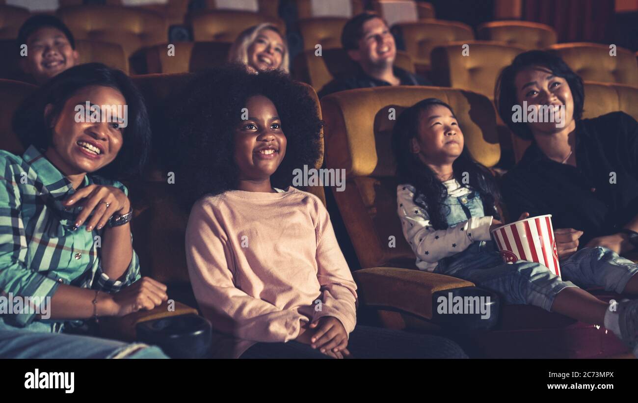 Funny movie theater audience hi-res stock photography and images - Alamy