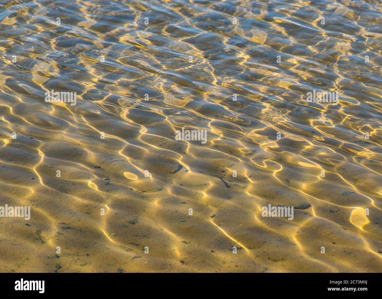 abstract picture with water and sand texture in the sea, summer Stock ...