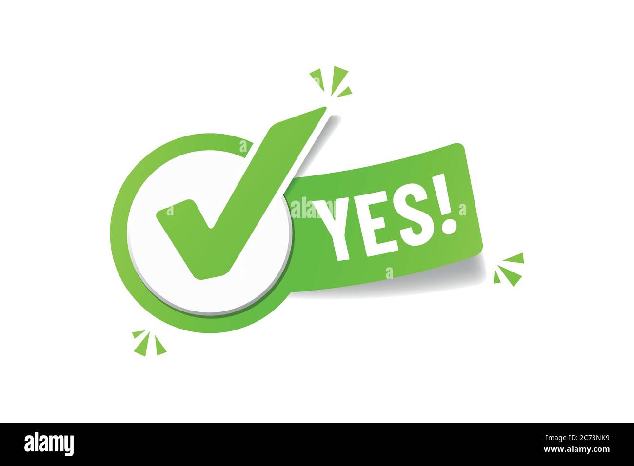 Yes Yes Yes Stock Vector Images - Alamy