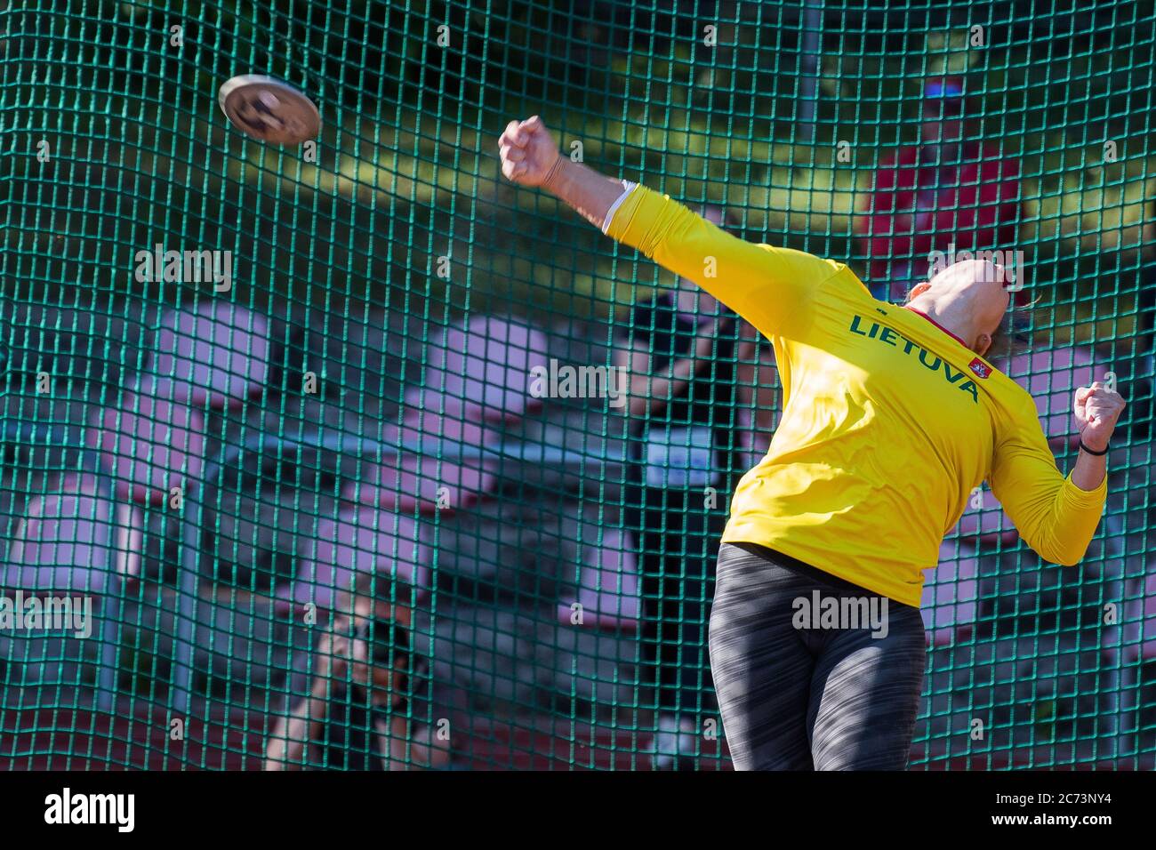 Lithuanian Athletics Federation Disc Throw Cup competition in Vilnius ...