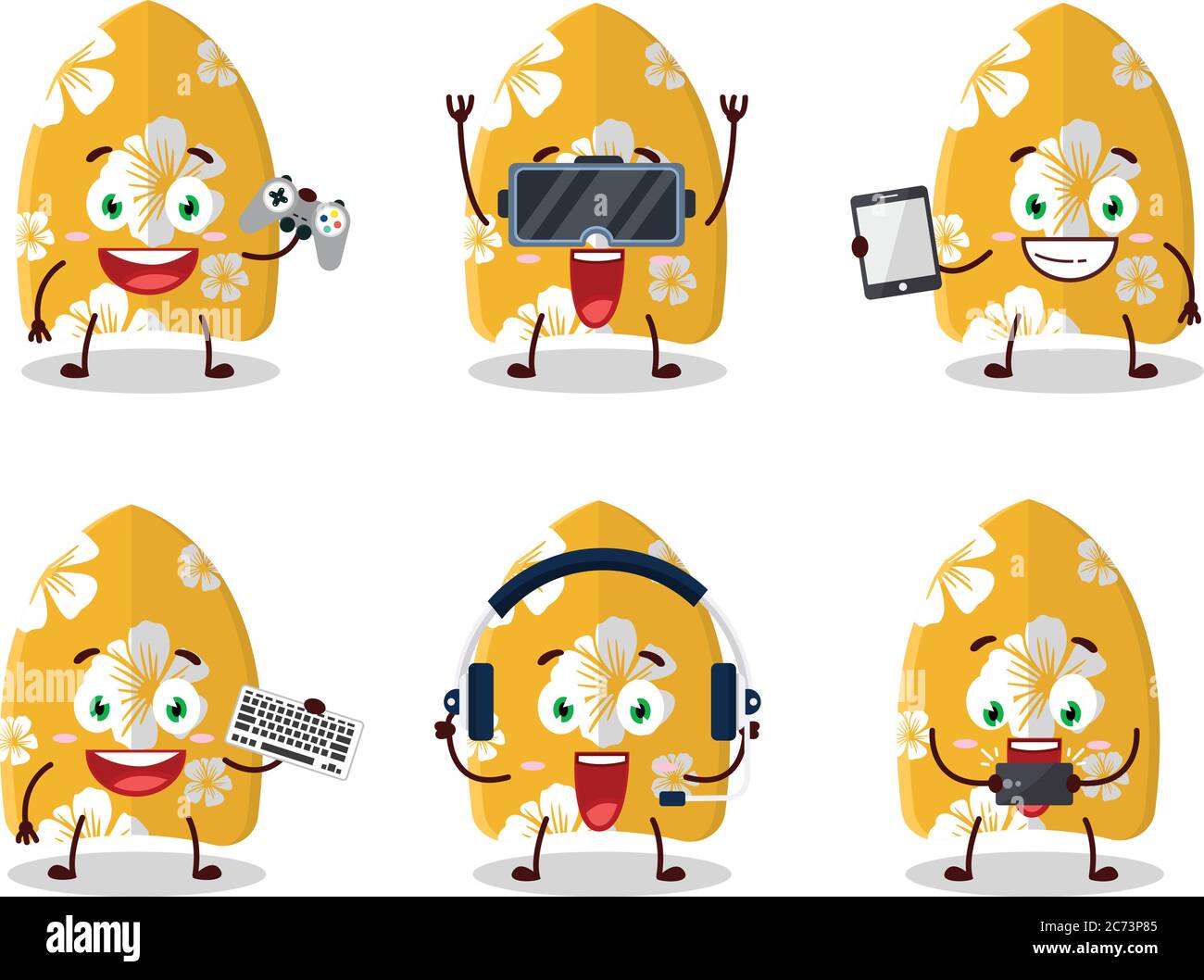 Gaming surfing Stock Vector Images - Alamy