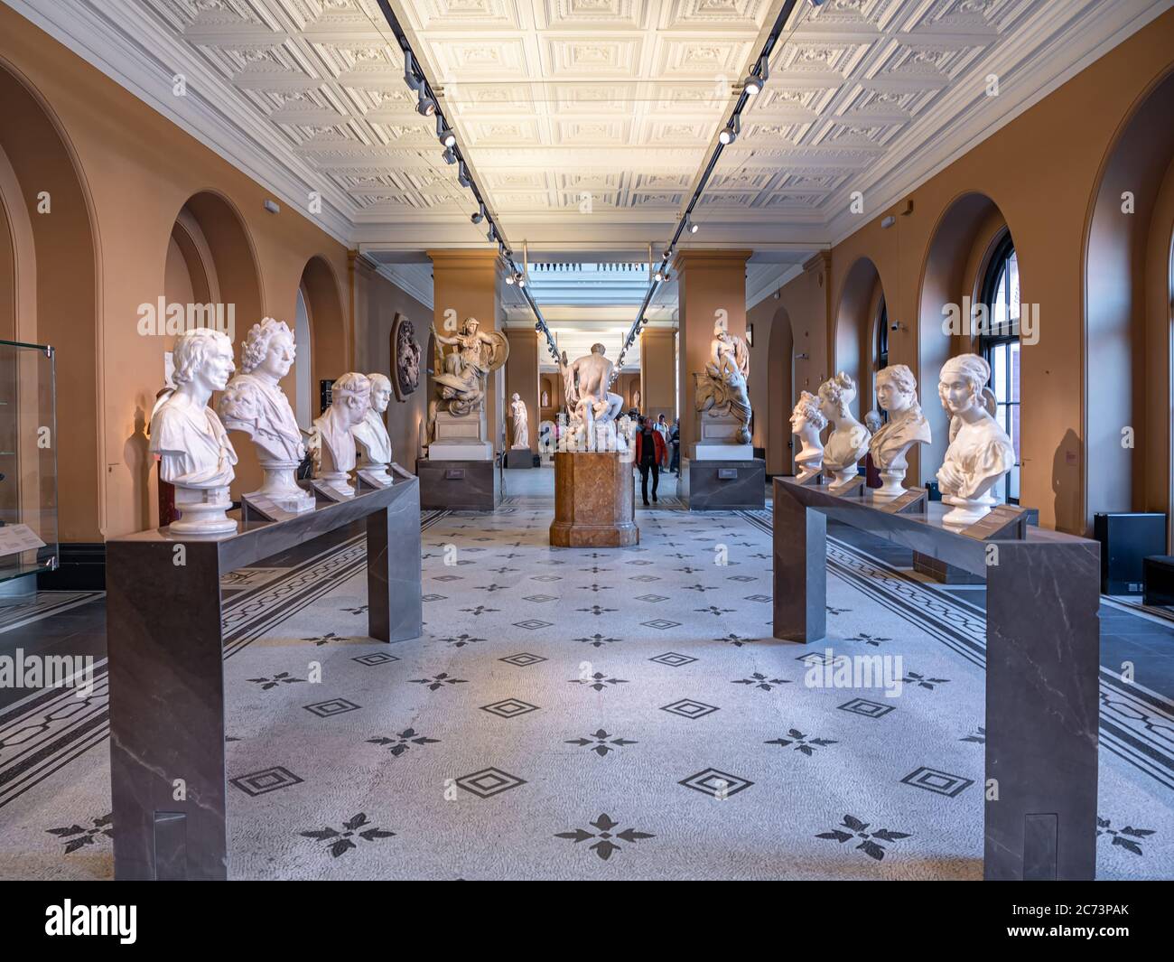 London. United Kingdom. Circa December 2019. Interior of the Victoria ...
