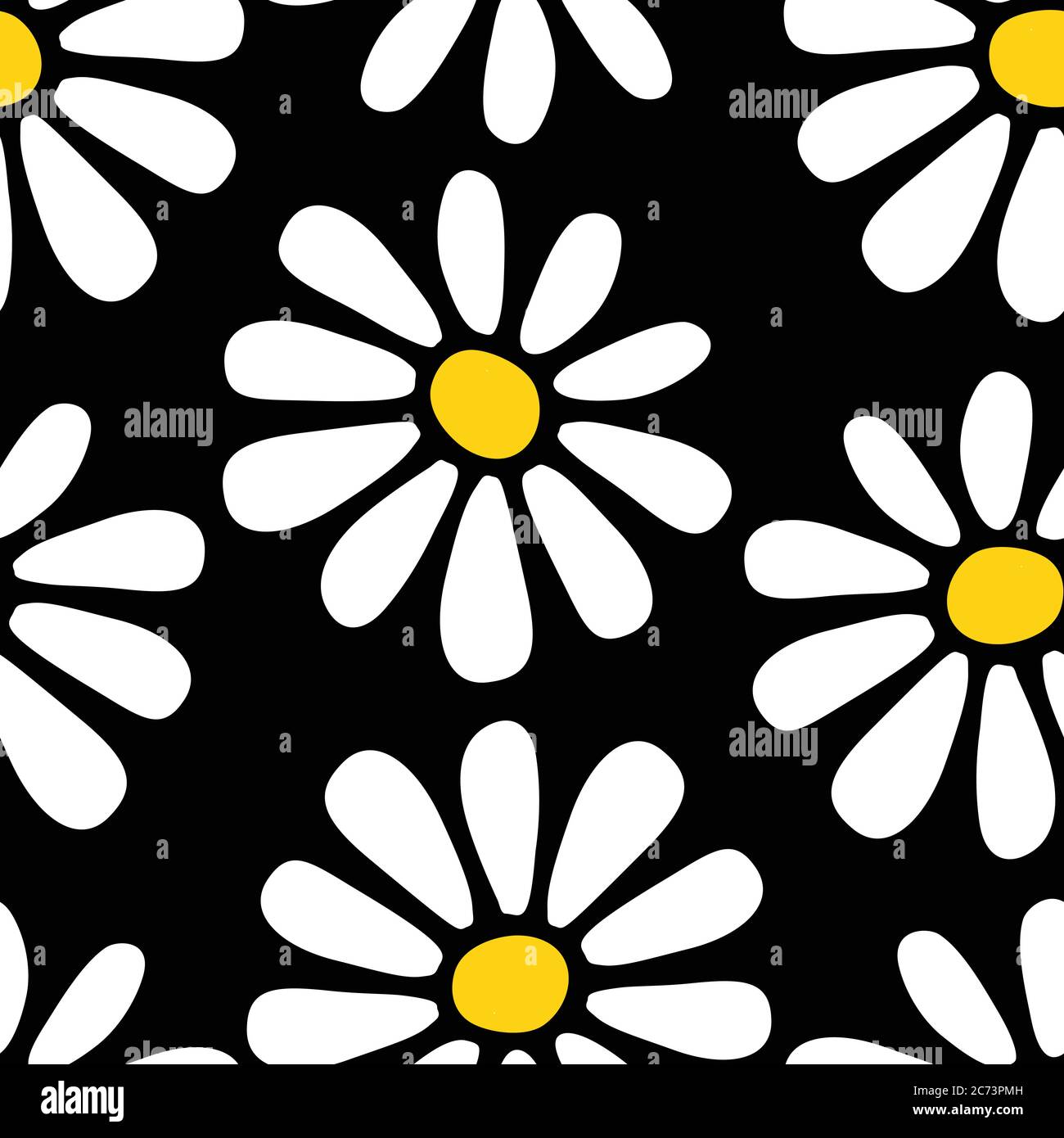 Daisy Pattern Fabric