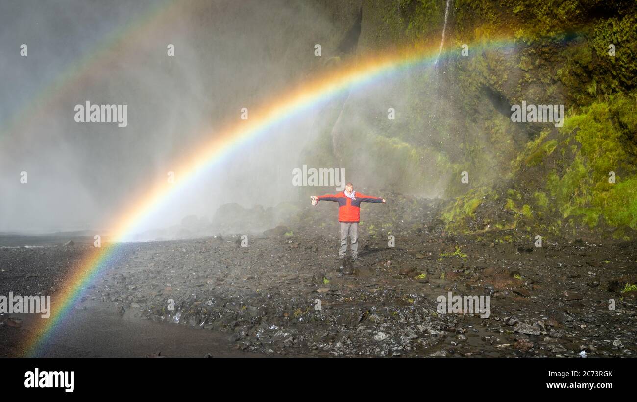 Standing under a rainbow hi-res stock photography and images - Alamy