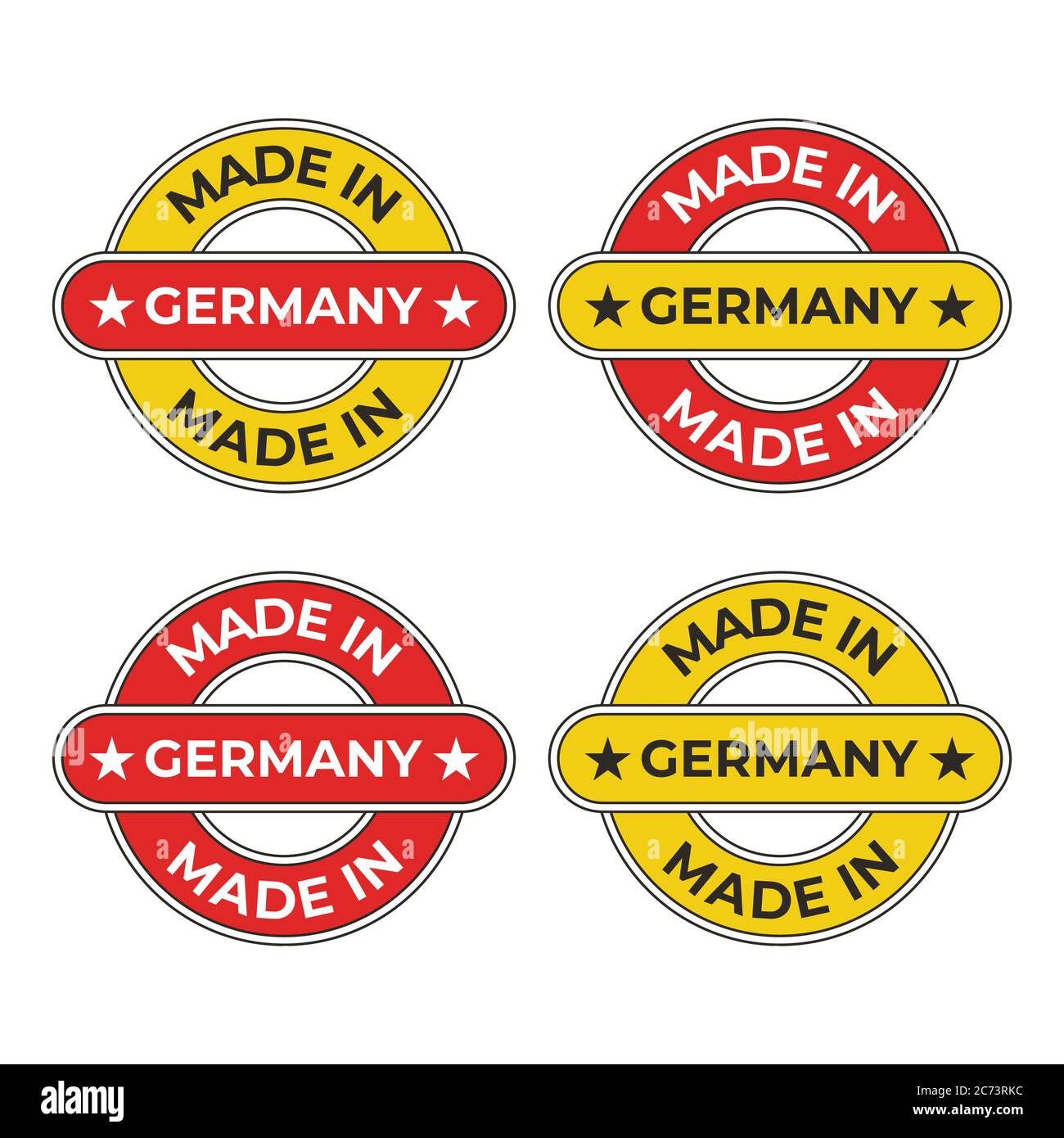 Made in Germany business symbol vector illustration for quality design ...