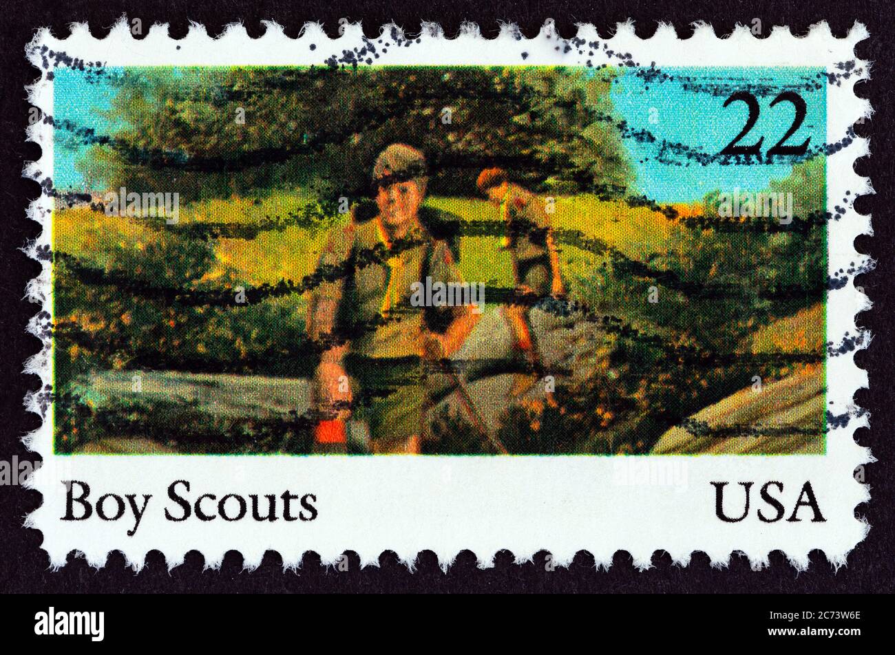 USA - CIRCA 1985: A stamp printed in USA from the "International Youth ...